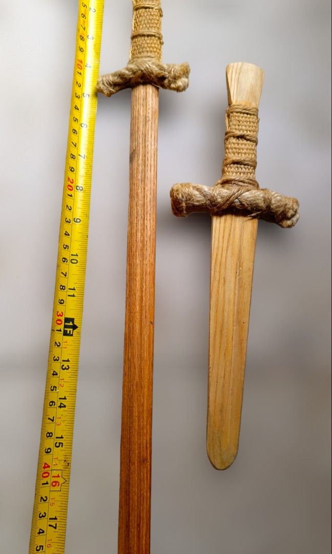 Wooden Medieval Knight's Sword and Dagger from UK, Hobbies & Toys, Toys ...