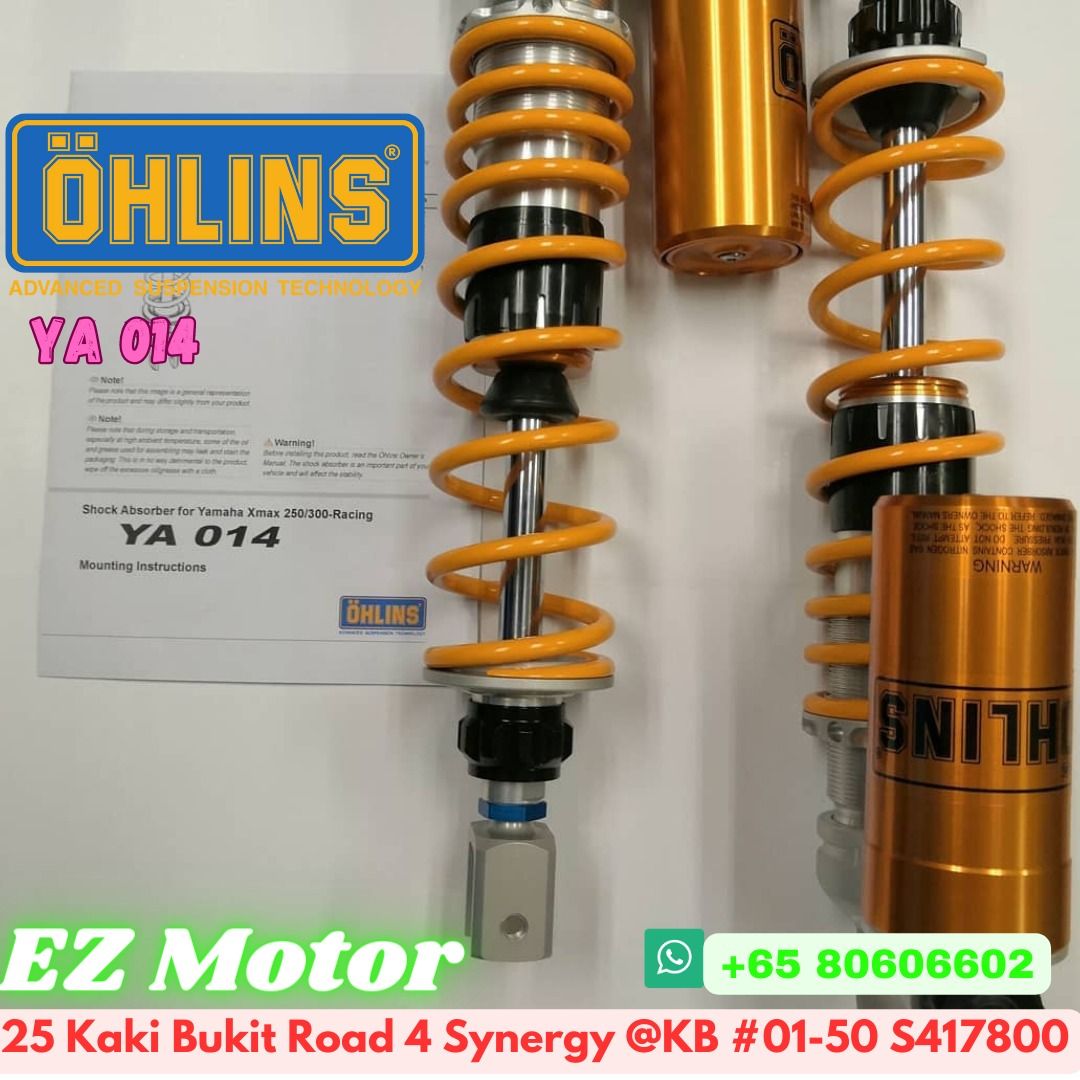 Xmax 250 /300 (2017-2023) Ohlins YA014 Racing Rear Suspension ...