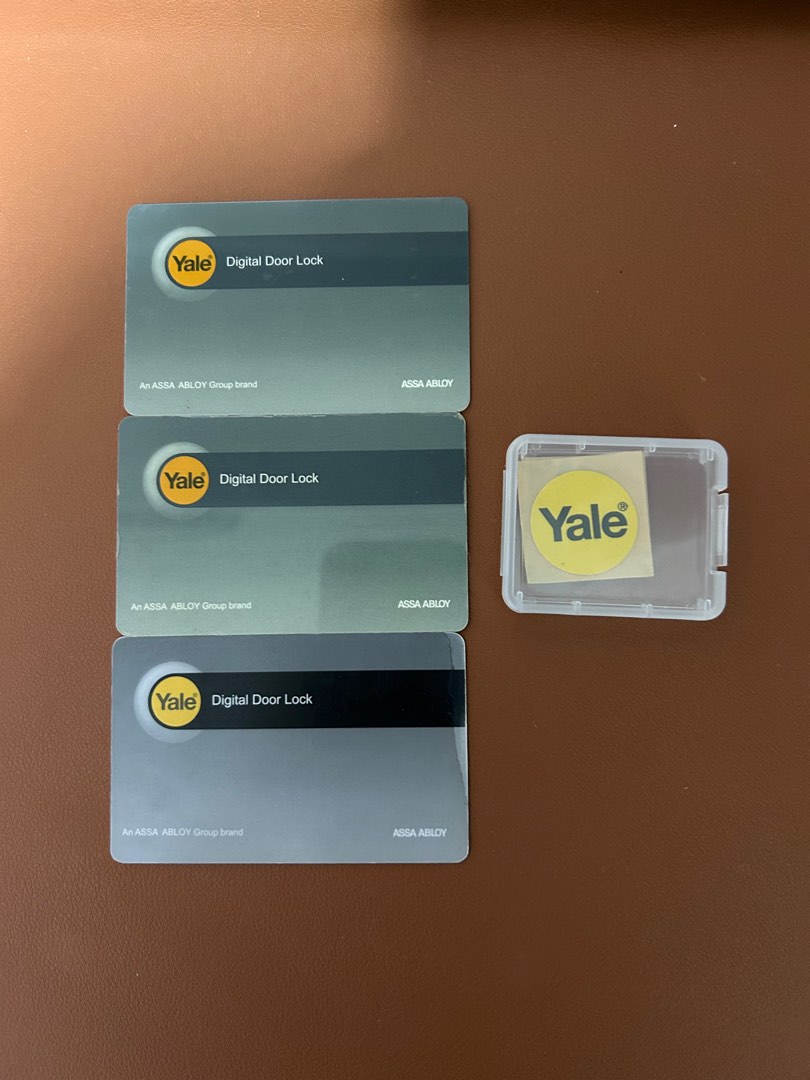 Yale Door Access Card and RFID stickers, Furniture & Home Living ...