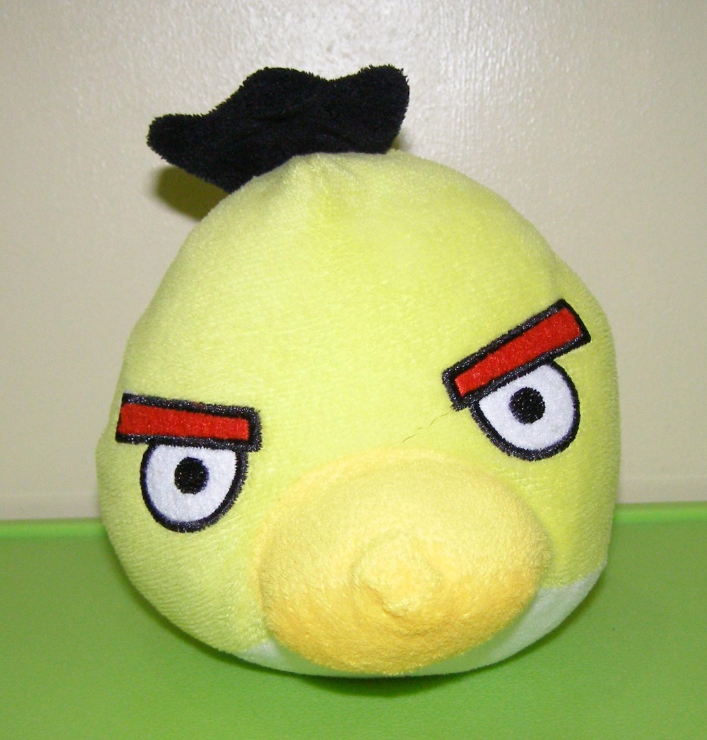 Yellow Angry Bird Stuffed Toy, Hobbies & Toys, Toys & Games on Carousell