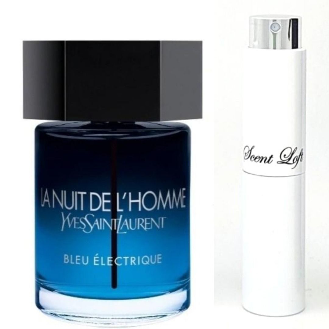 YSL La Nuit De L'Homme Bleu Electrique in 5 ml / 8 ml decants (free ...