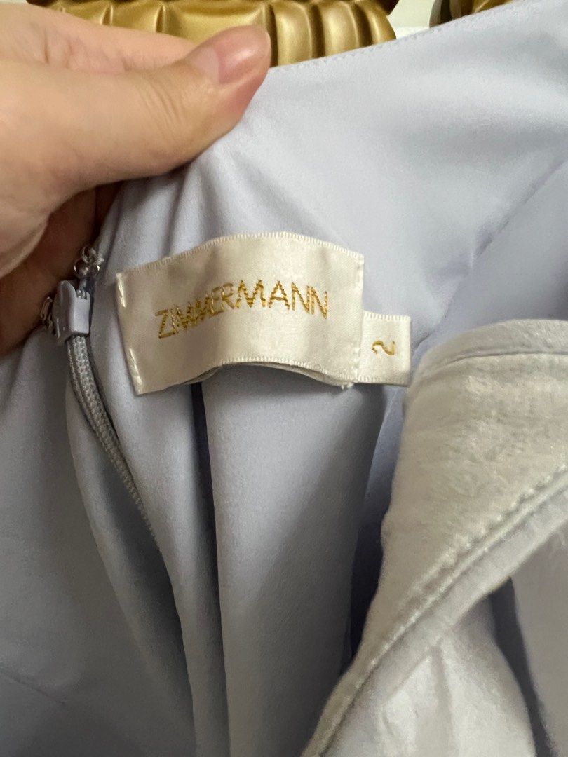 Zimmermann pale bleu lilac cocktail dress, Women's Fashion, Dresses ...