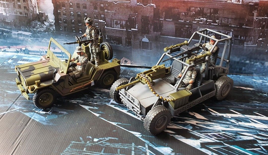 1/18 Vehicle Buggy Car Rover Humvee Helicopter Tank Joytoy Joy Toy ...