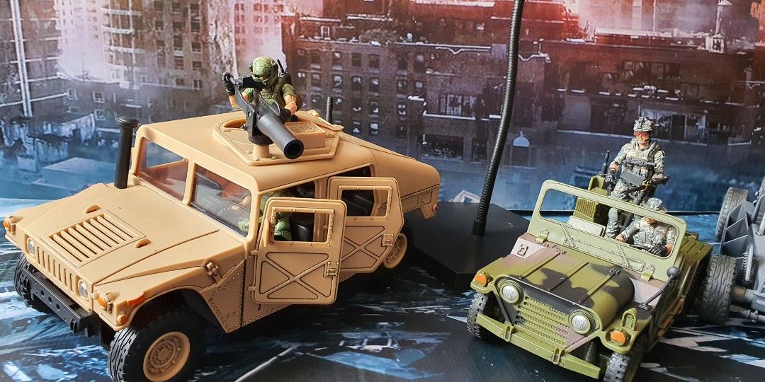 1/18 Vehicle Buggy Car Rover Humvee Helicopter Tank Joytoy Joy Toy ...