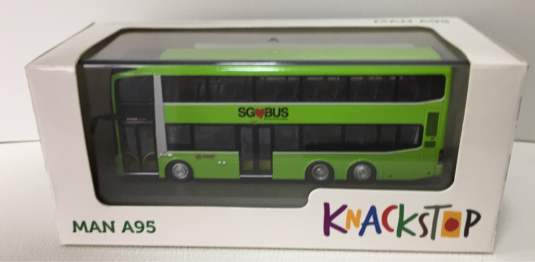 1/76 Man A95 Singapore 2017 green bus knackstop smrt livery, Hobbies ...