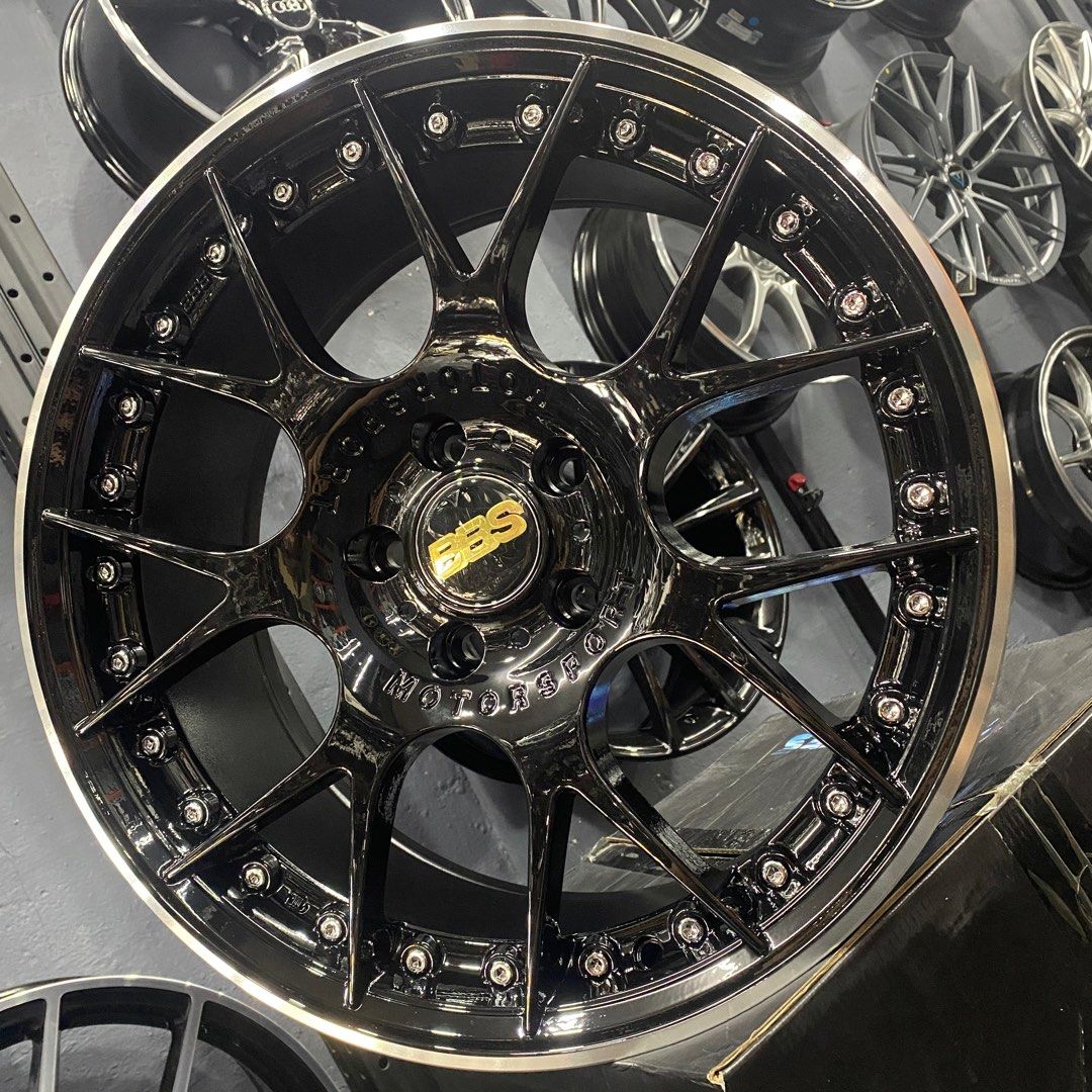 18’ BBS design sport rim 5x114.3 5x120, Car Accessories, Tyres & Rims ...
