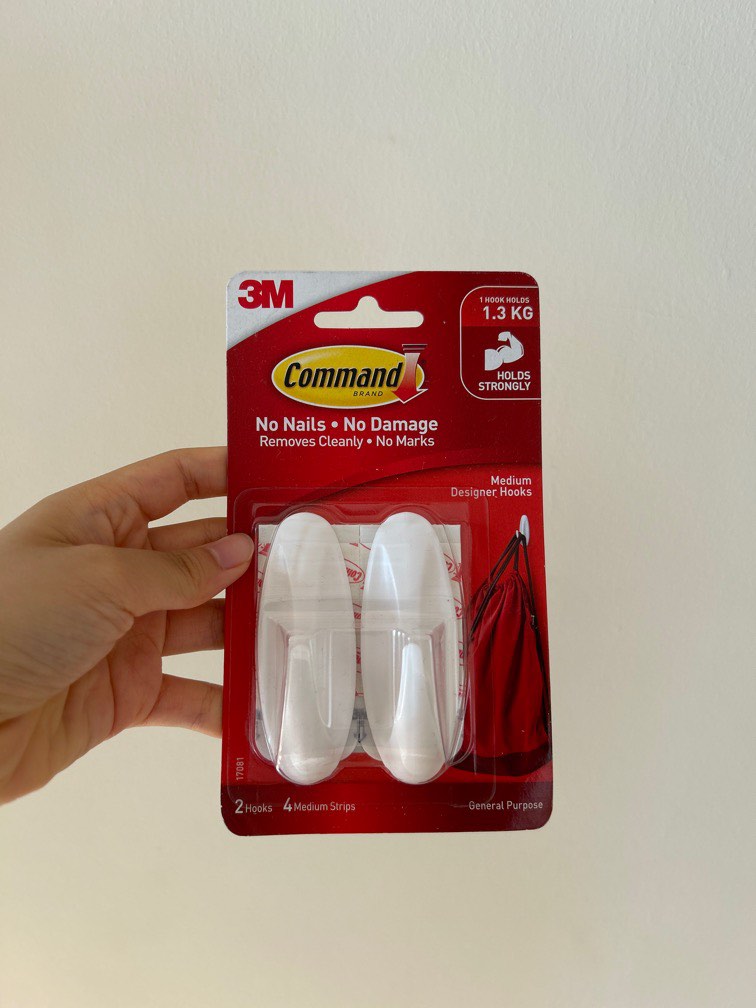 3M command hook, Furniture & Home Living, Home Improvement ...