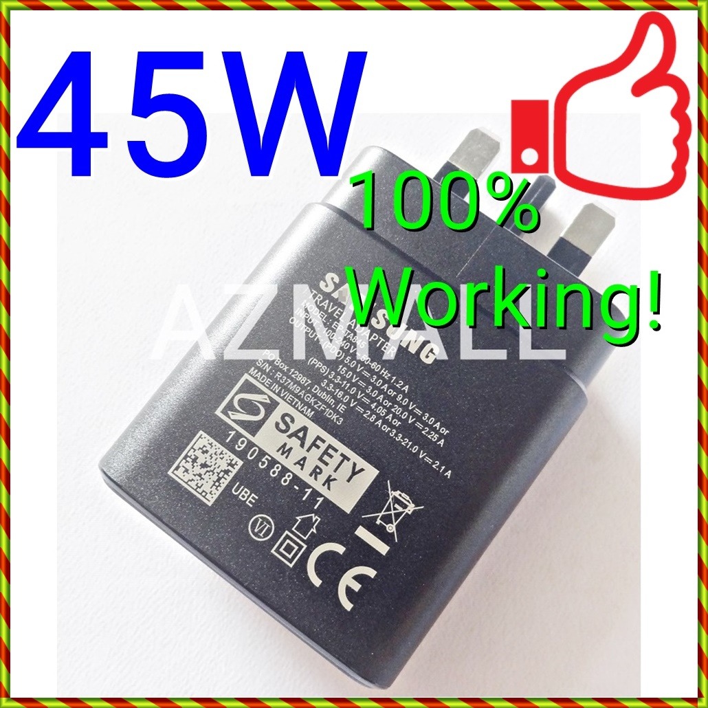 (45W Super Fast Charging 2.0) NEW ORIGINAL 20V USB-C PD Adapter Charger ...