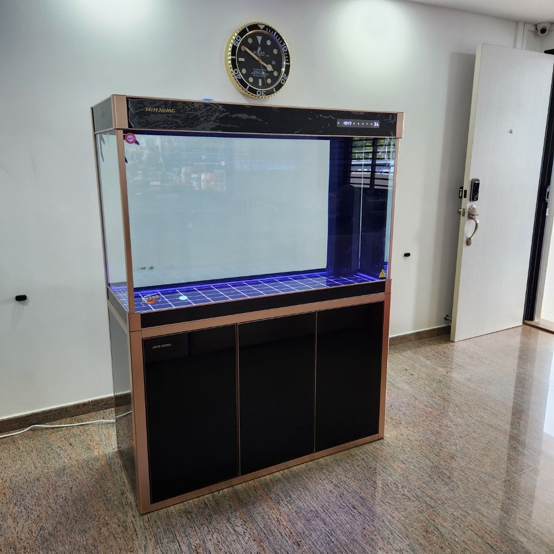 4 Ft Fish Tank Elegance All In One Under Filtration Aquarium Tank C/W ...