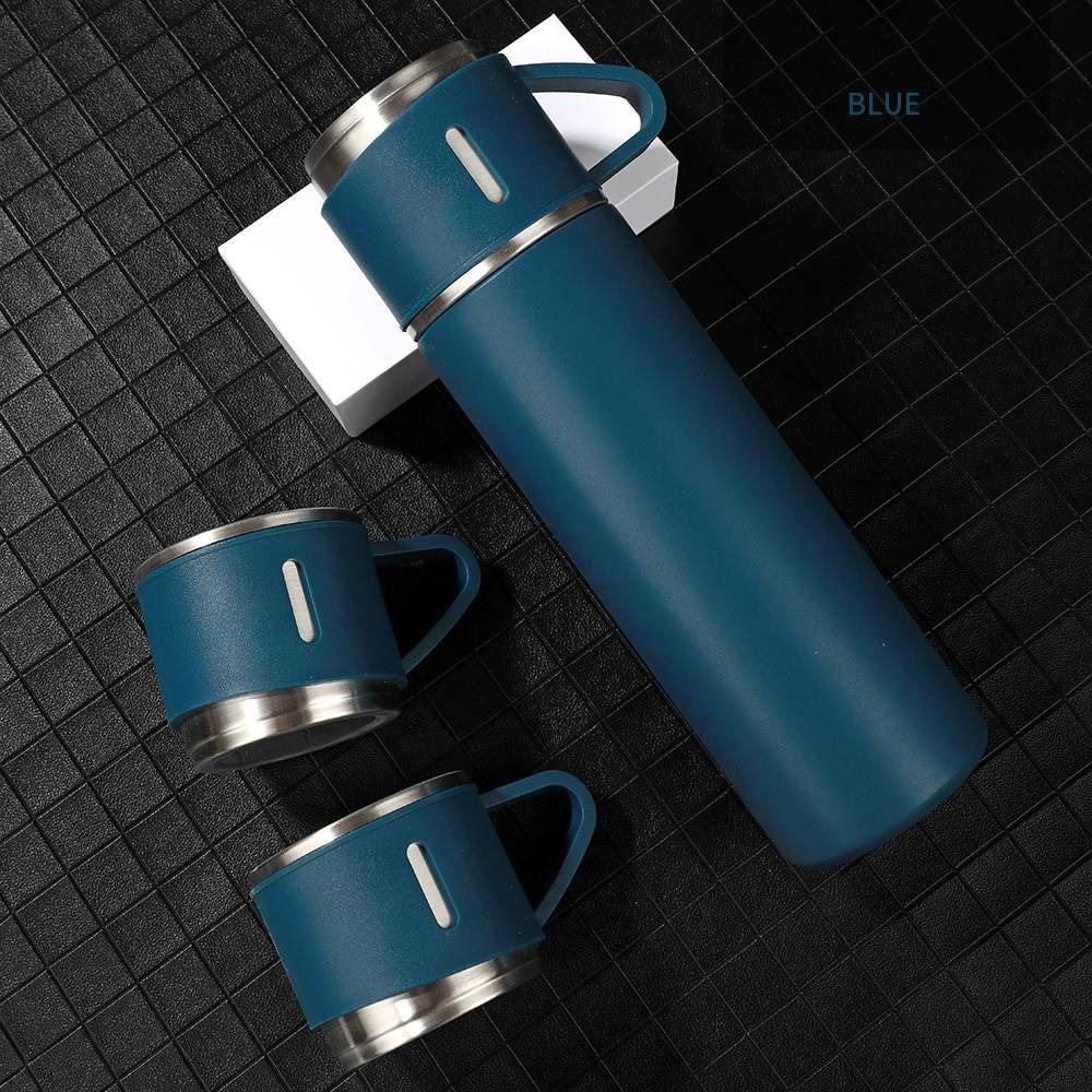 500ML VACUUM FLASK SET 304 STAINLESS STEEL THERMOS FLASK BOTTLE CUP ...