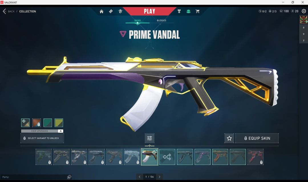 7 Knives 23 VP Skins STACKED Cheap Valorant Account with Oni Bundle and ...