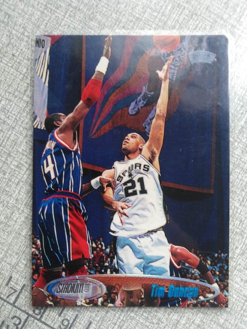 98 stadium club tim duncan card, Hobbies & Toys, Memorabilia ...