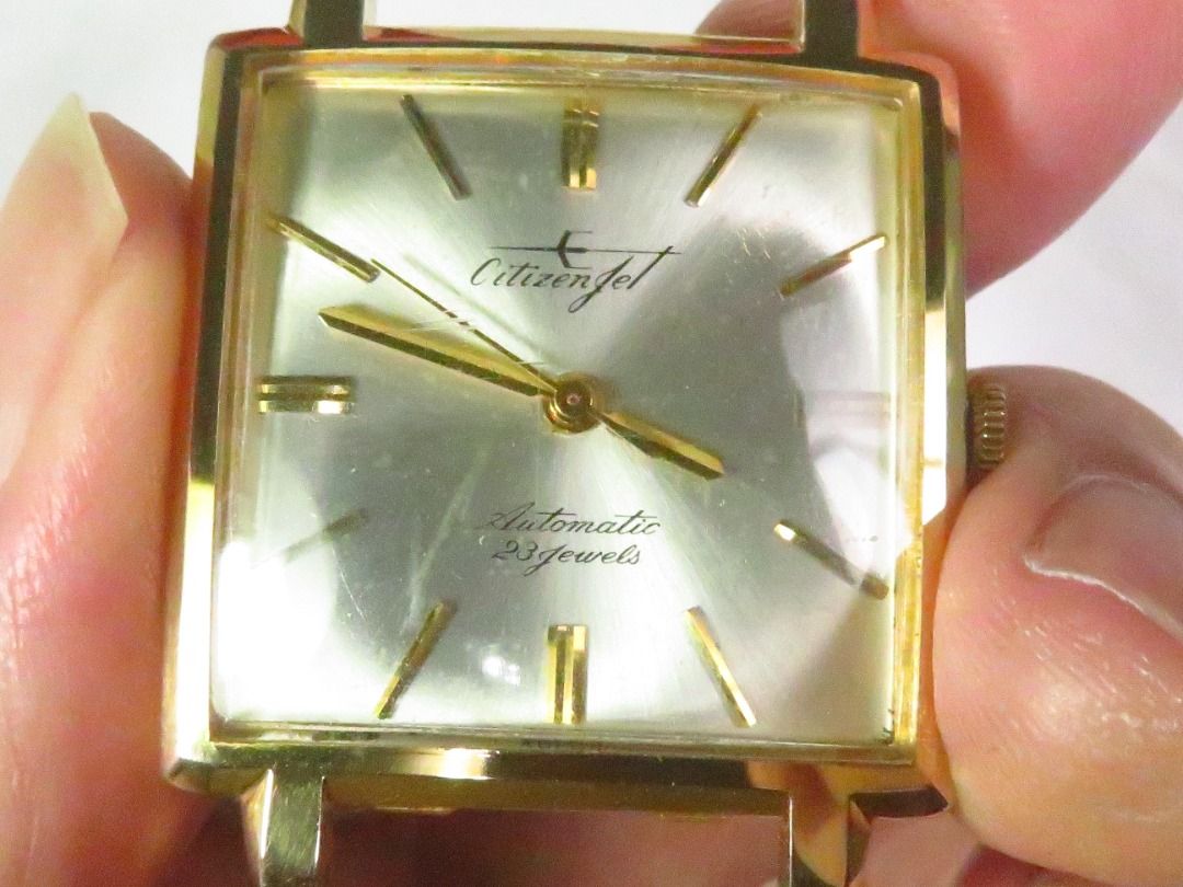 星辰 1963年 Citizen Jet 23 Jewels 錶 (鋸齒鉈 自動機芯 ), 名牌, 手錶 - Carousell