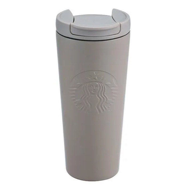有現貨 星巴克]大地灰女神不鏽鋼杯 保溫杯Tumbler 16OZ SS Matte Gray, 家具及居家用品, 廚具和餐具, 水杯、水壺在旋轉拍賣