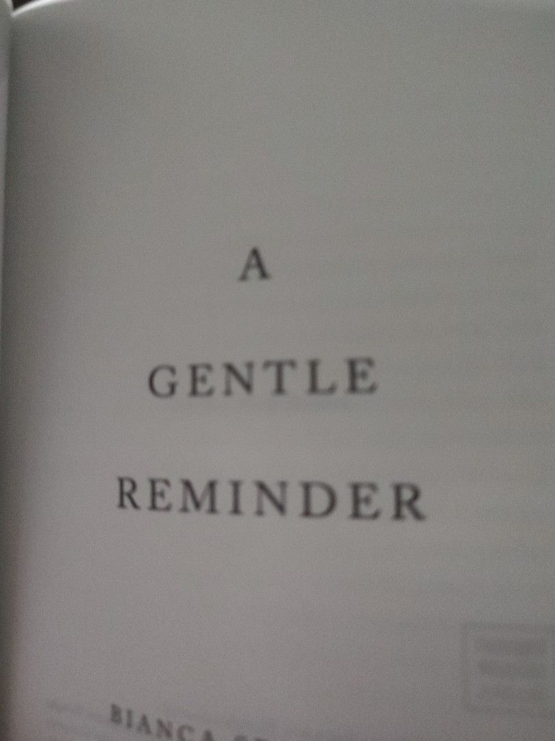 A Gentle Reminder book, Hobbies & Toys, Books & Magazines, Textbooks on ...