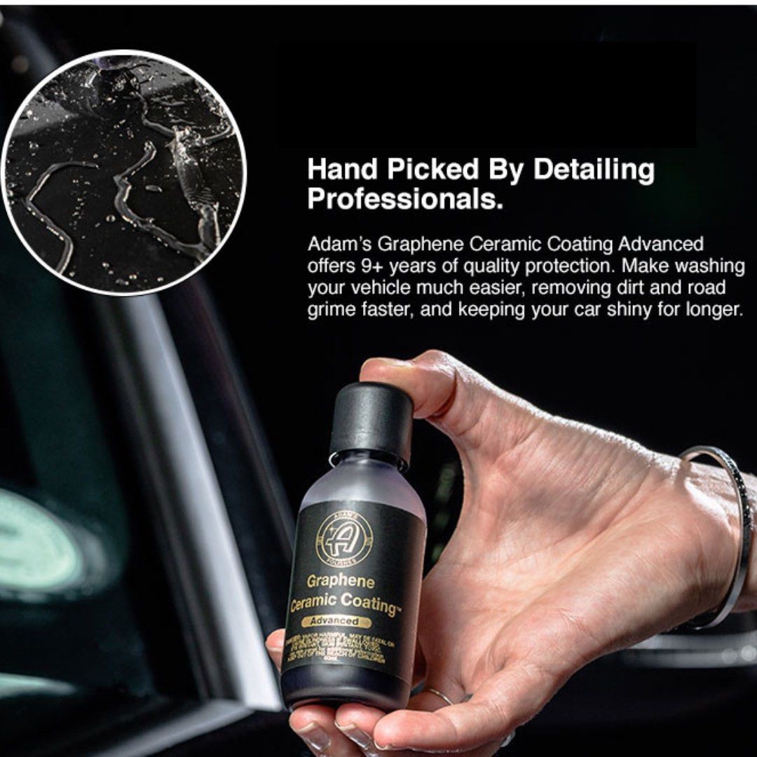ADAM’S ADVANCED GRAPHENE CERAMIC COATING with 9 years of durability ...