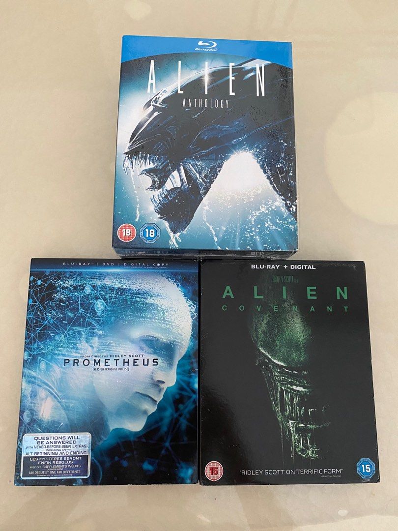 Alien Blu Ray Collection, Hobbies & Toys, Music & Media, CDs & DVDs on ...