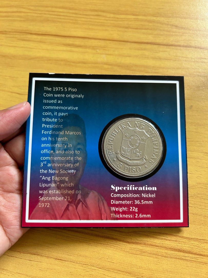 Ang Bagong Lipunan Php 5 Coin, Hobbies & Toys, Memorabilia ...