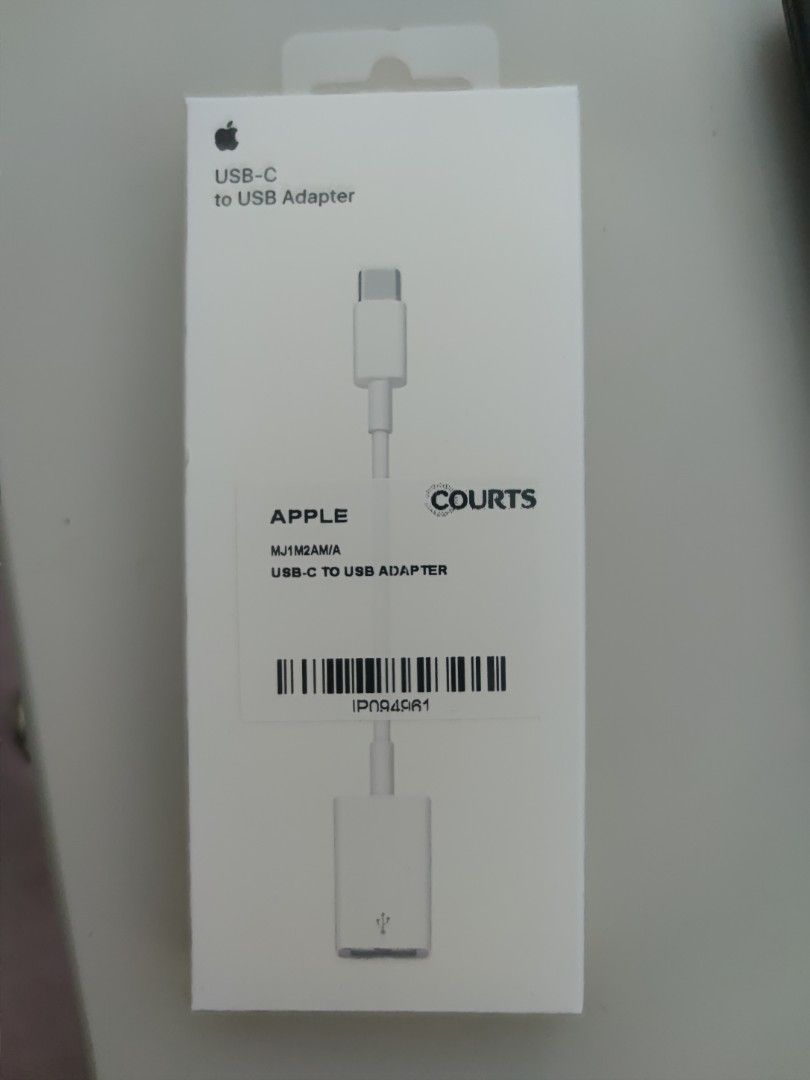 APPLE USB-C to USB Adapter, Computers & Tech, Parts & Accessories ...