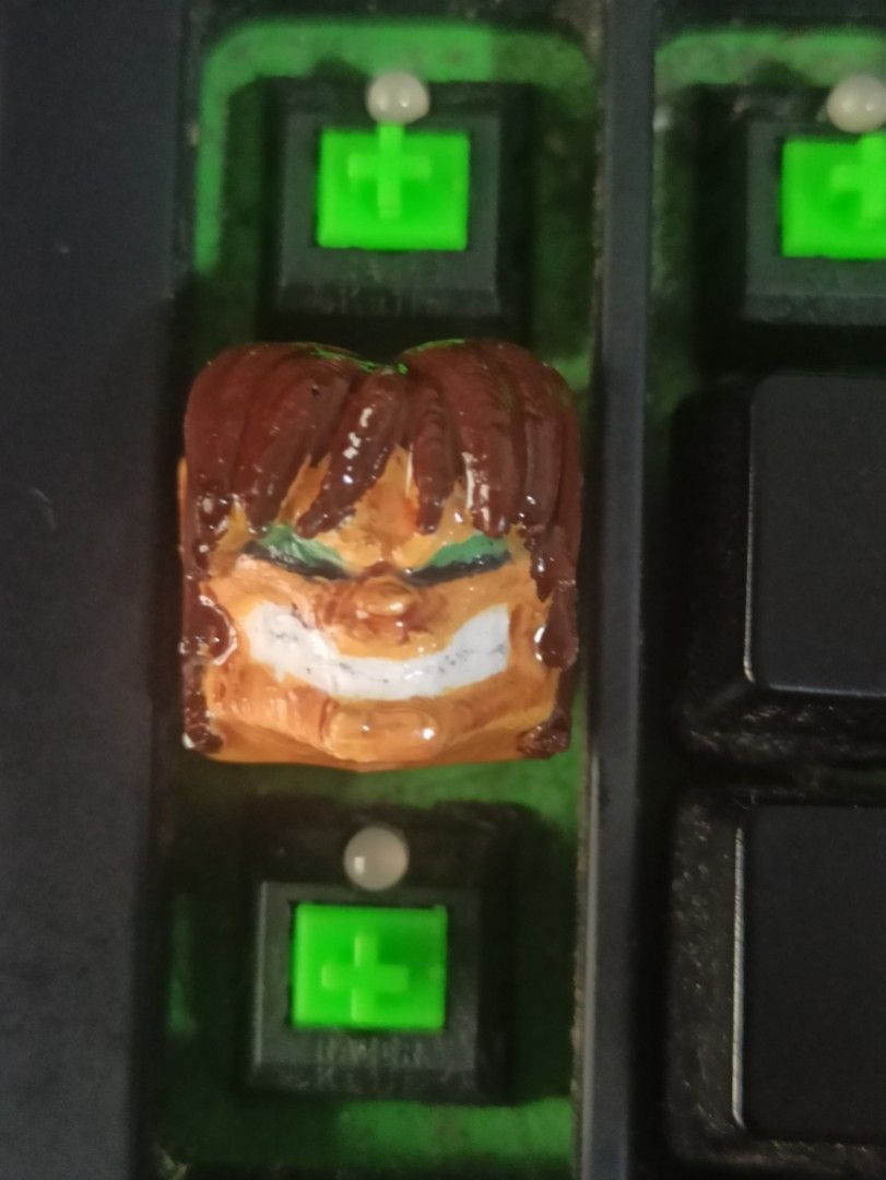 Artisan Eren Yeager Keycap (3D printed & Hand painted), Computers ...