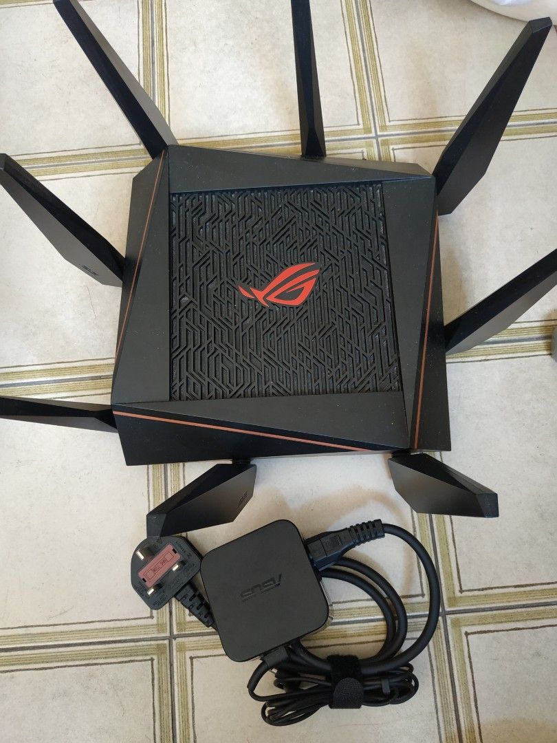 ASUS ROG GT-AC5300 router, Computers & Tech, Parts & Accessories ...