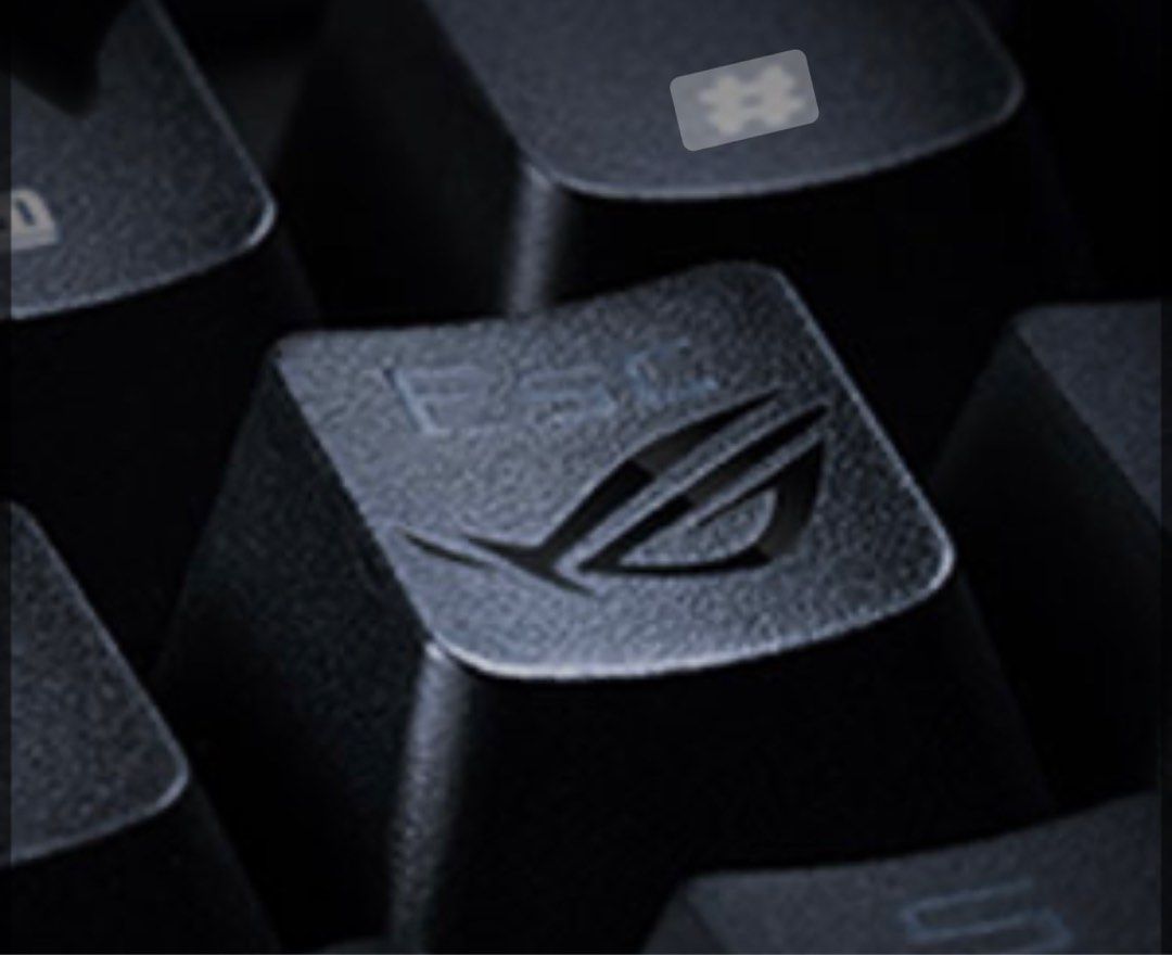 ASUS ROG PBT KEYCAPS SET (Free delivery included), Computers & Tech ...