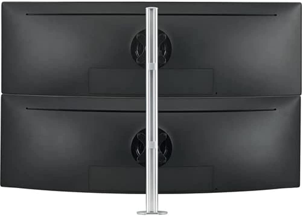 Atdec AWMS-2-LTH75-H-S Dual Stack Heavy Monitor Desk Mount - Flat and ...