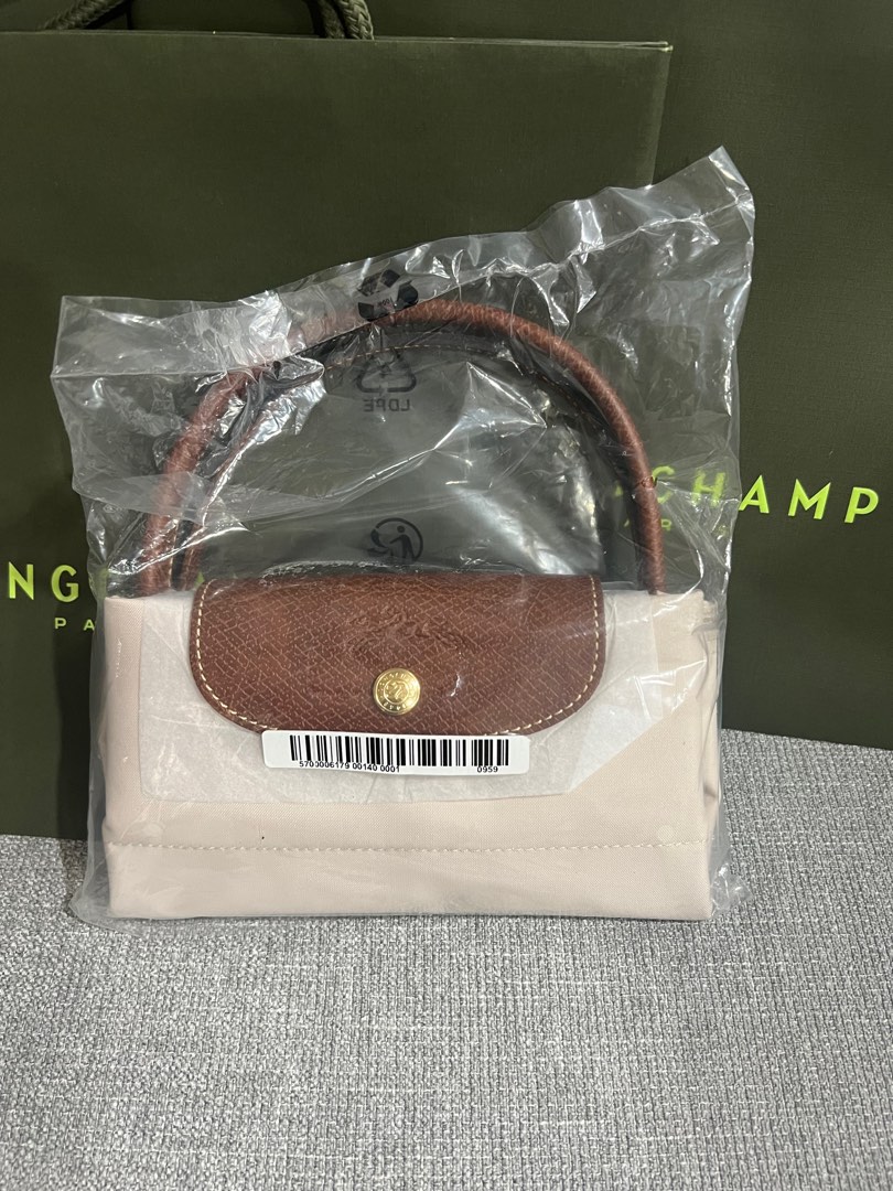 Authentic Long Champ Le Pliage Small Short Handle, Women's Fashion ...