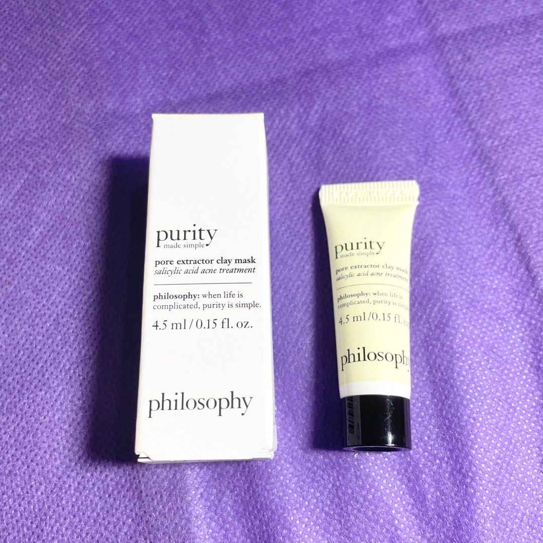 AUTHENTIC Philosophy purity made simple pore extractor clay mask ...