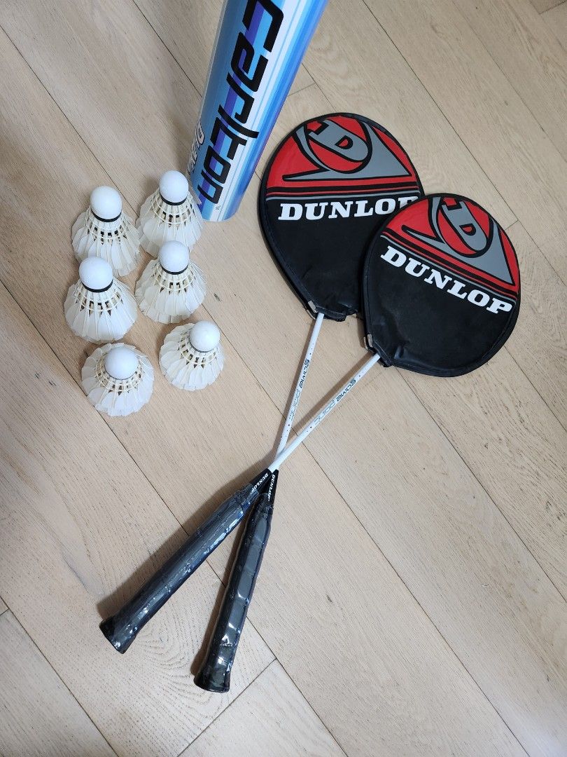 Badminton Racket and Shuttlecock set, 運動產品, 運動與體育, 運動與體育 - 球拍和球類運動 ...