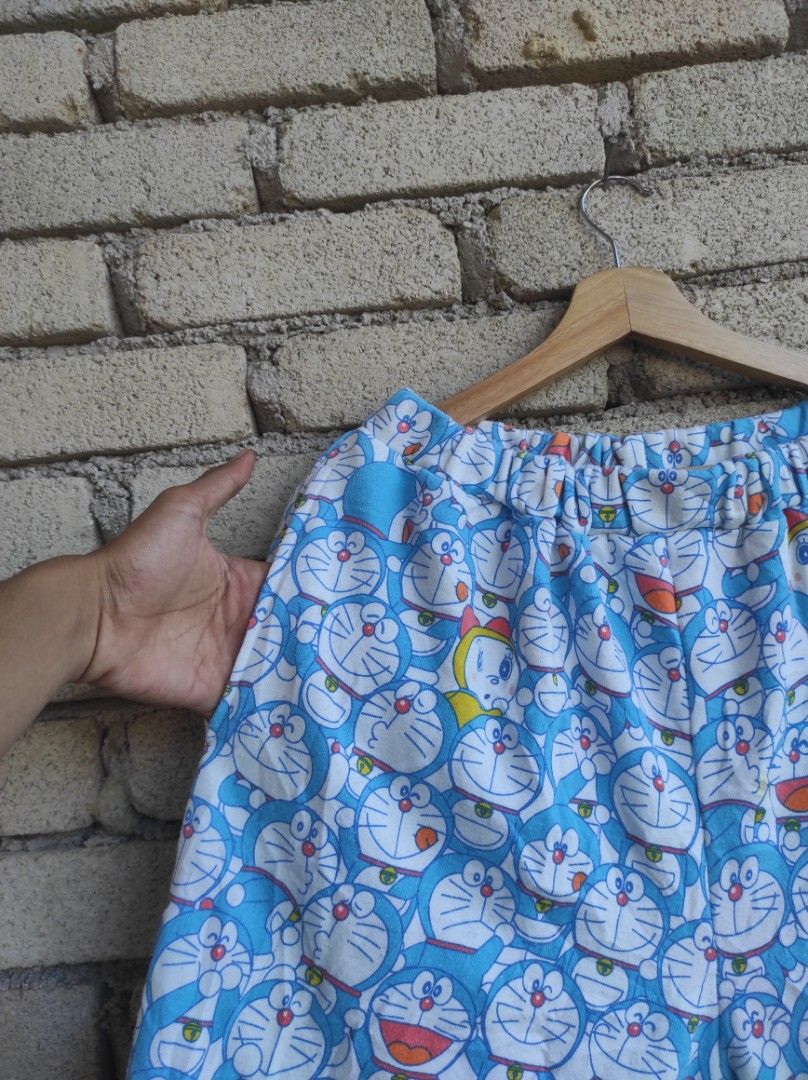 bandai Doraemon fullprint overprint cartoons kartun japan short pants ...