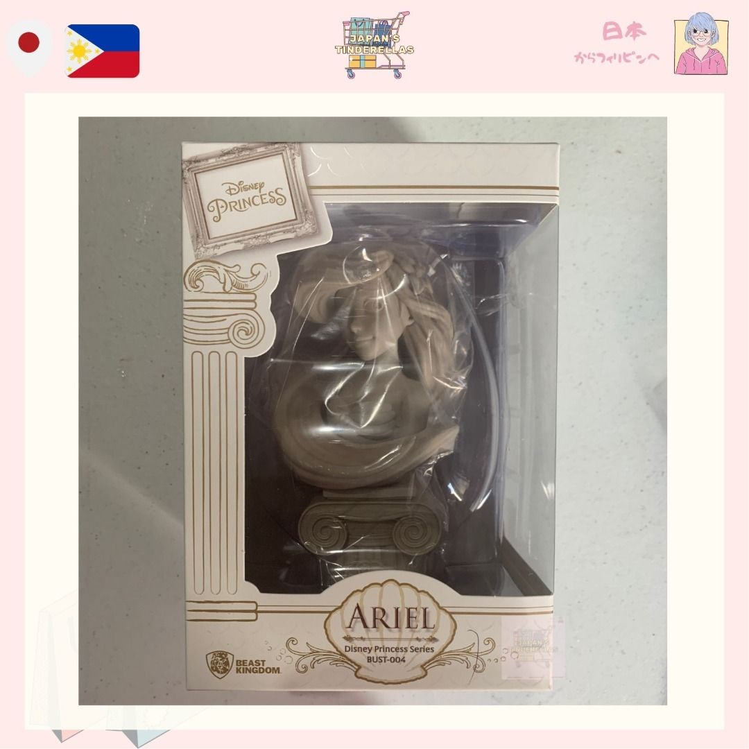 BEAST KINGDOM: DISNEY ARIEL LITTLE MERMAID - BUST - 004, Hobbies & Toys ...