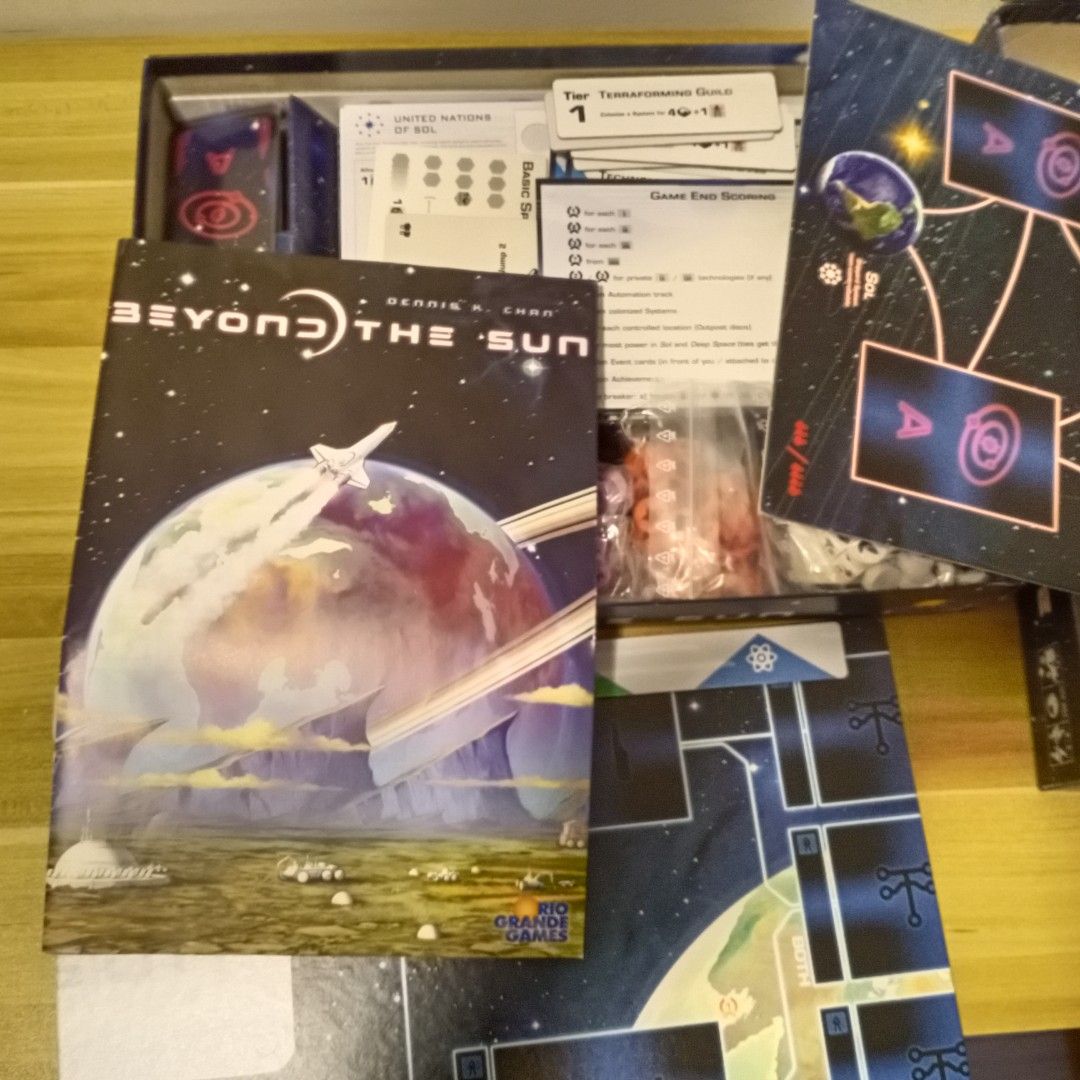 Beyond the sun board game, Hobbies & Toys, Toys & Games on Carousell