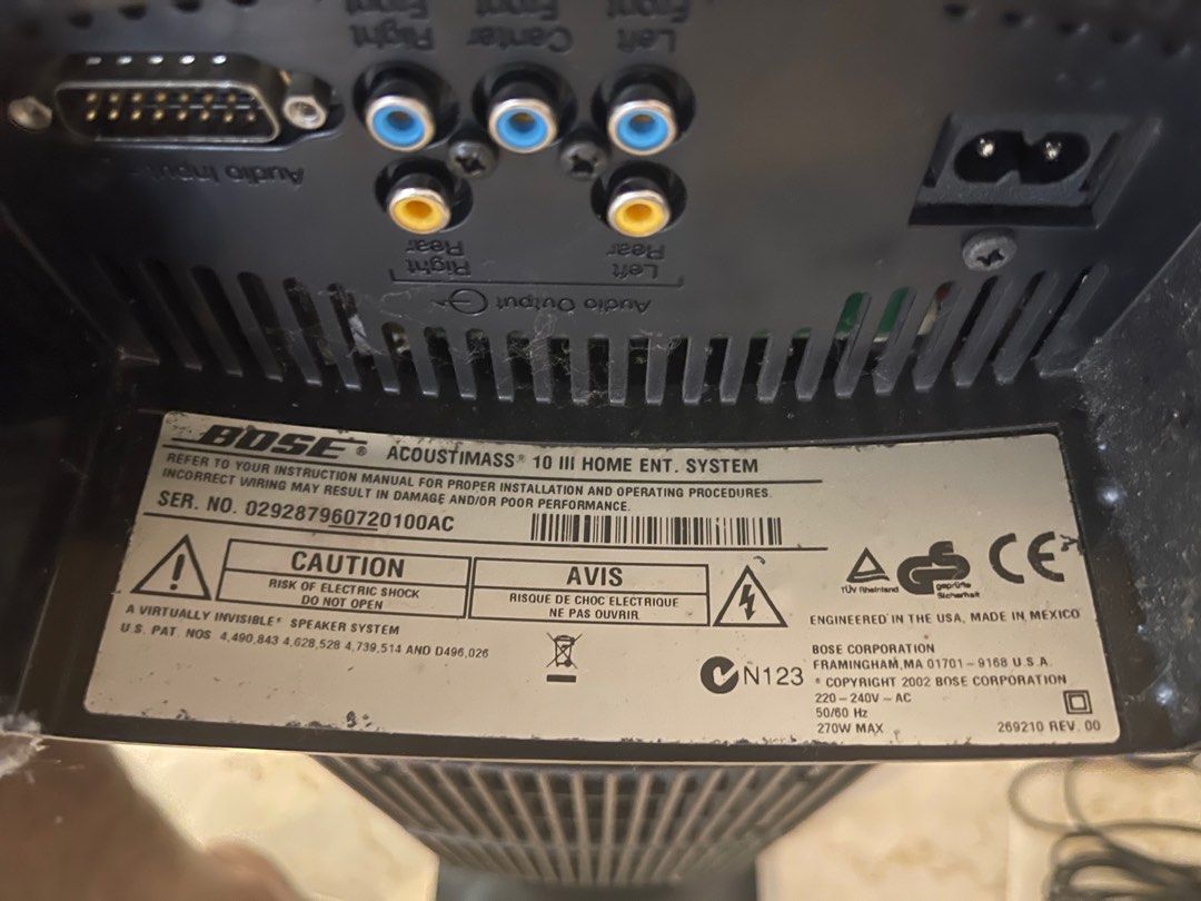 Bose Acoustimass 10 series III home theatre, Audio, Soundbars, Speakers ...