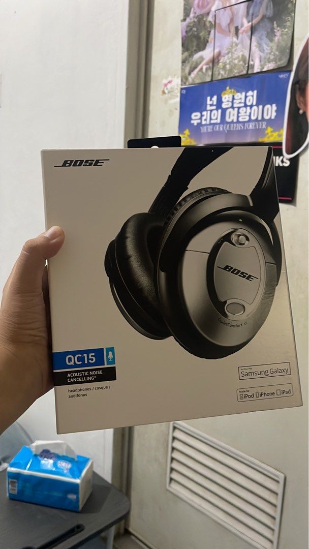 Bose QC15 Acoustic Noise Cancelling, Audio, Headphones & Headsets on ...