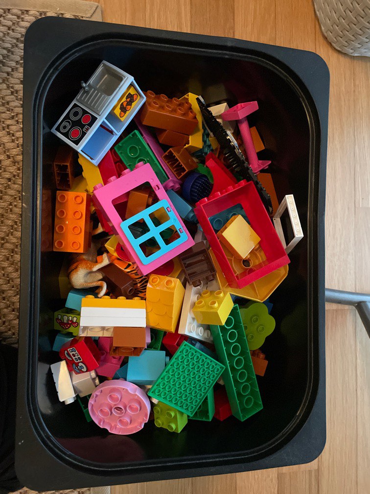 Box of Lego, Babies & Kids, Infant Playtime on Carousell