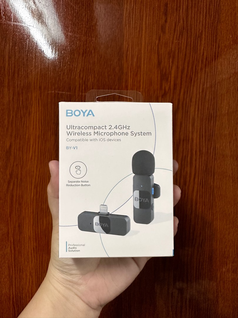 BOYA BY-V1 for iOS BY-V Series Mini Wireless Lavalier Microphone ...