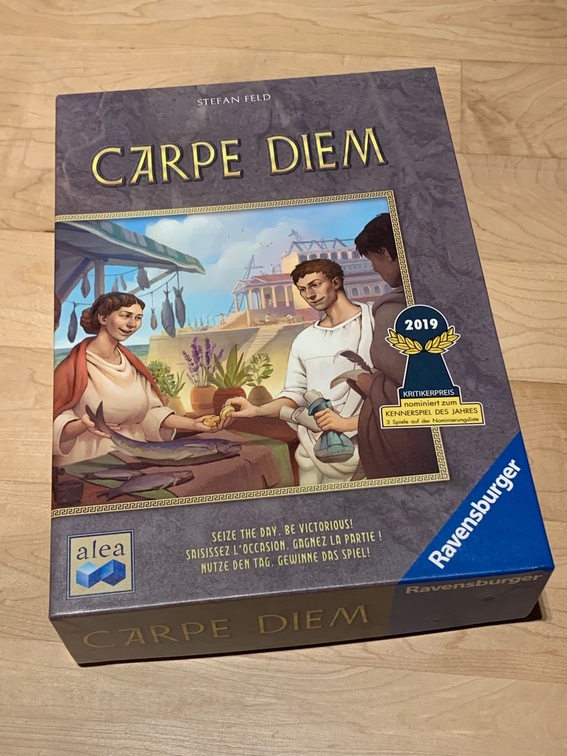 Brand New Carpe Diem Board Game, 興趣及遊戲, 玩具 & 遊戲類 - Carousell