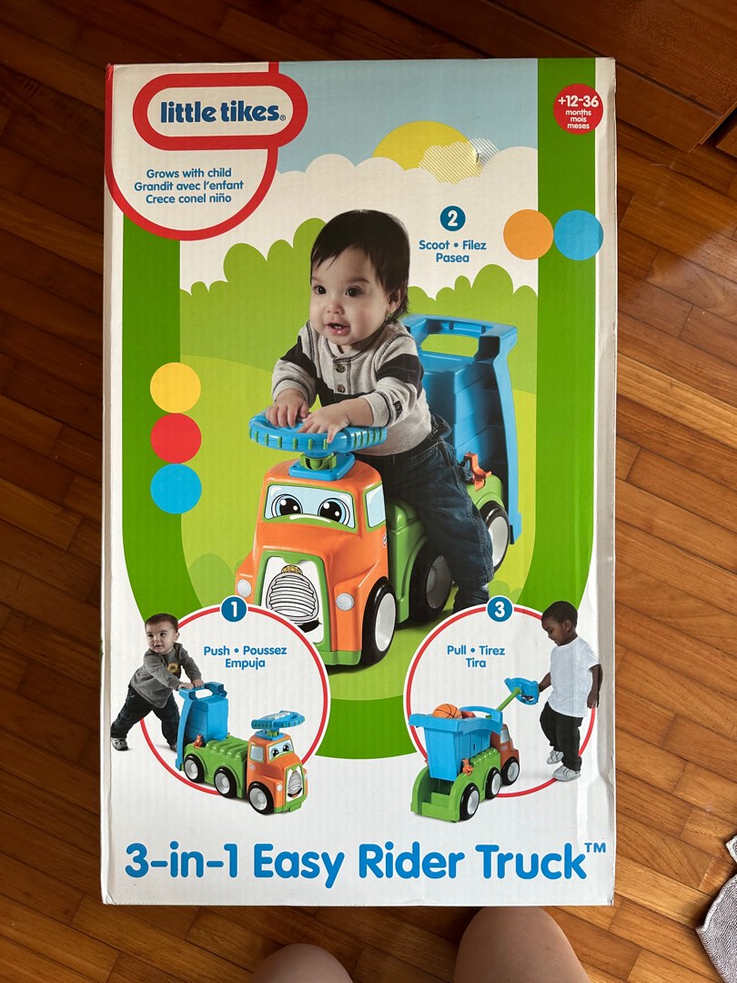 Brand New Little Tikes 3in1 Easy Rider Truck, Babies & Kids, Infant ...