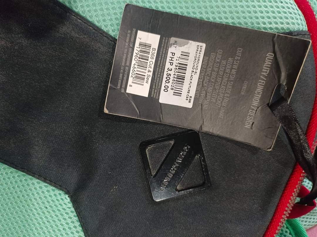 Brand New with Tag Sprayground Black Retro Future Cut & Sew Backpack ...