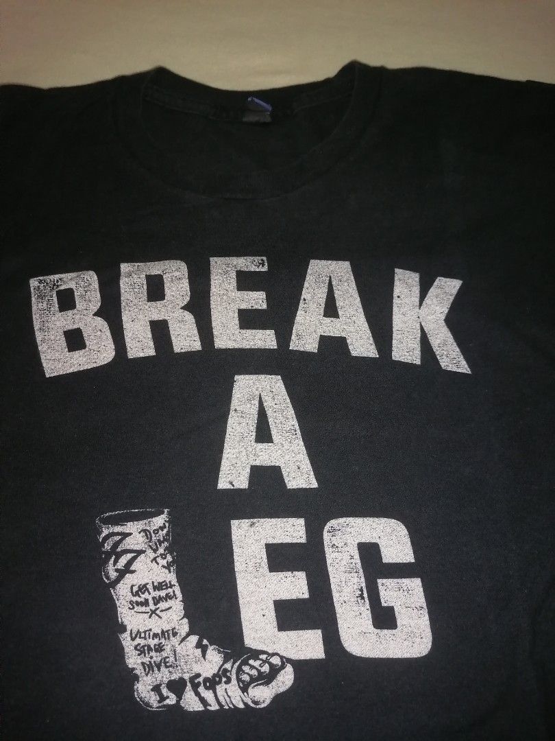 BREAK A LEG TOUR TSHIRT FOO FIGHTERS, Men's Fashion, Tops & Sets ...