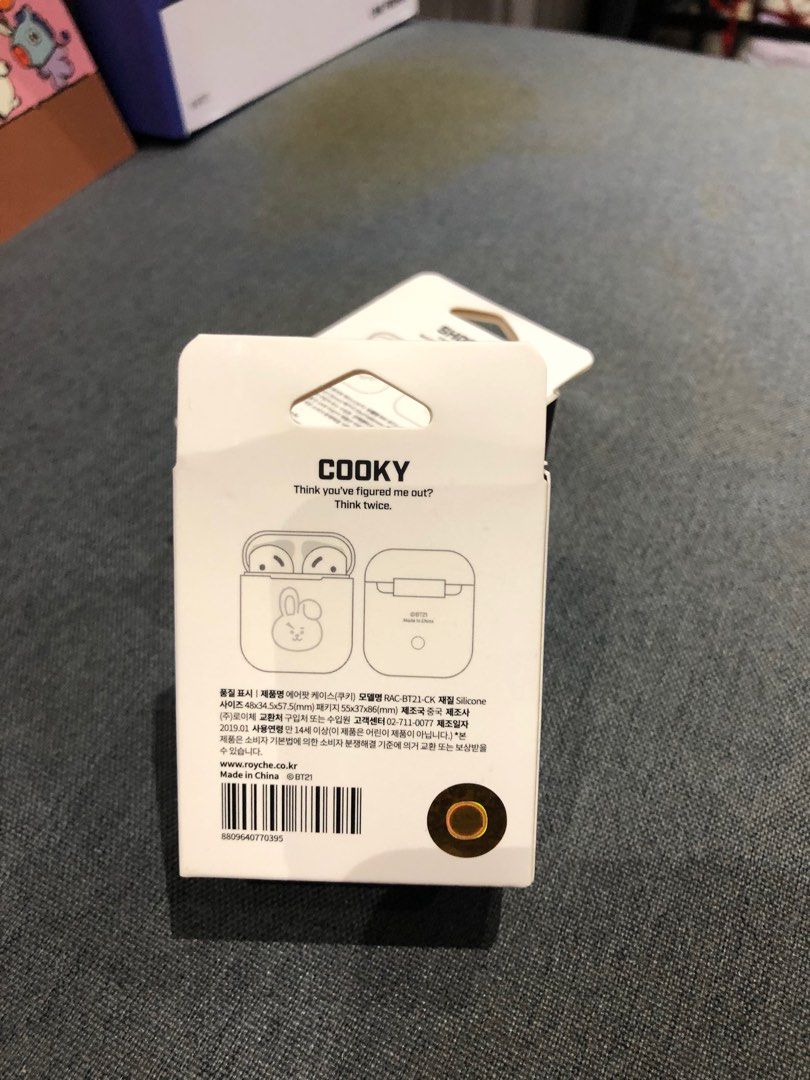BT21 Airpod Case Cooky and Shooky, Hobbies & Toys, Memorabilia ...