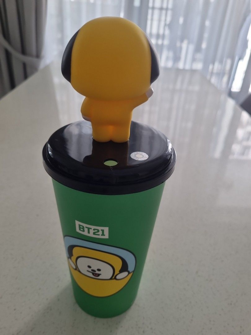 BT21 MBO Chimmy Cup Tumbler, Hobbies & Toys, Memorabilia & Collectibles, K-Wave on Carousell