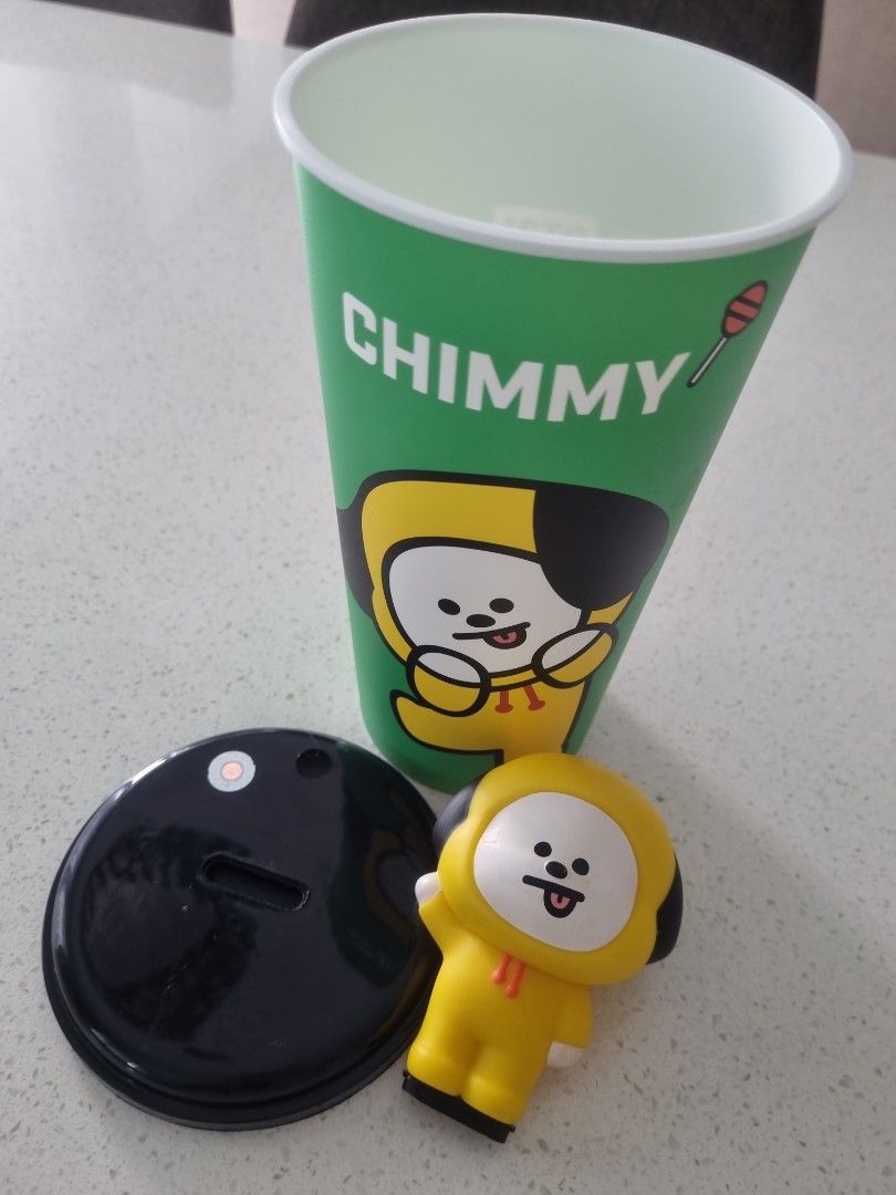 BT21 MBO Chimmy Cup Tumbler, Hobbies & Toys, Memorabilia & Collectibles, K-Wave on Carousell