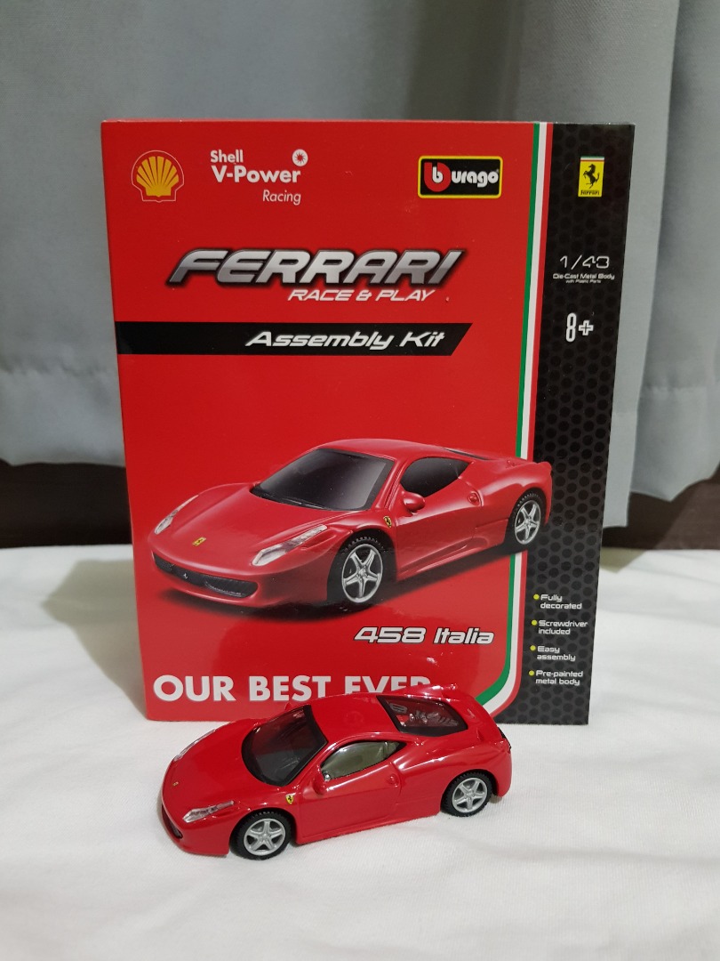 Built Shell Bburago Ferrari Car Assembly Kit on Carousell