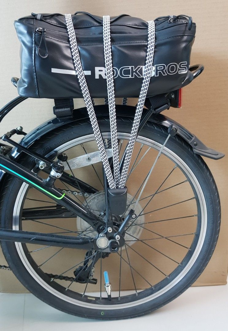 Bungee luggage cargo strap for Dahon Foldie rear rack., Sports ...