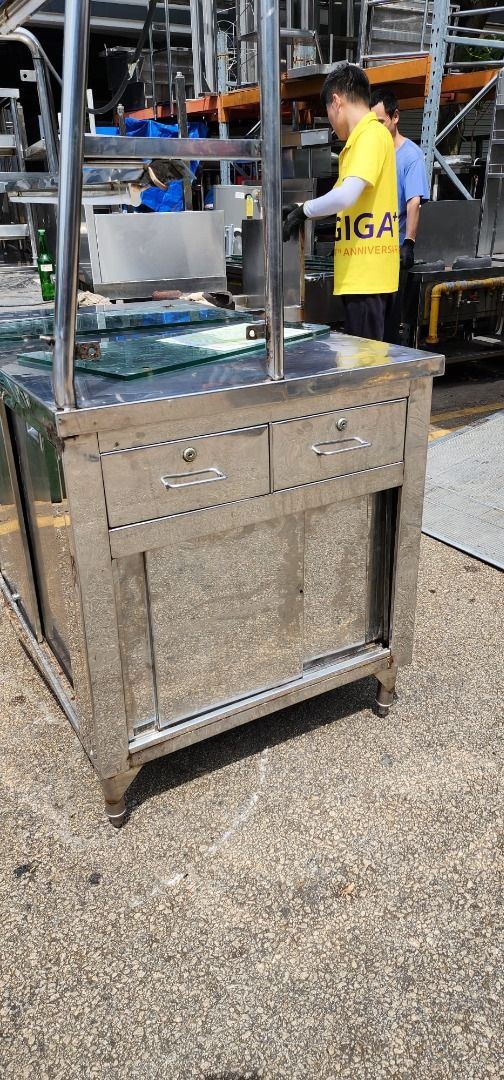 Cabinet Display Front Stall Stainless Steel Cabinet #Promotion #Lai ...