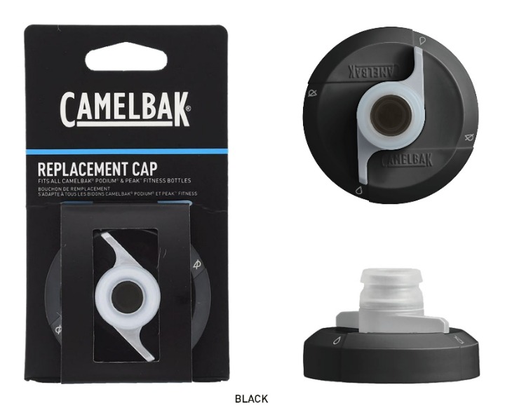 CamelBak Podium And Peak Fitness Replacement Cap In Black, Sports ...