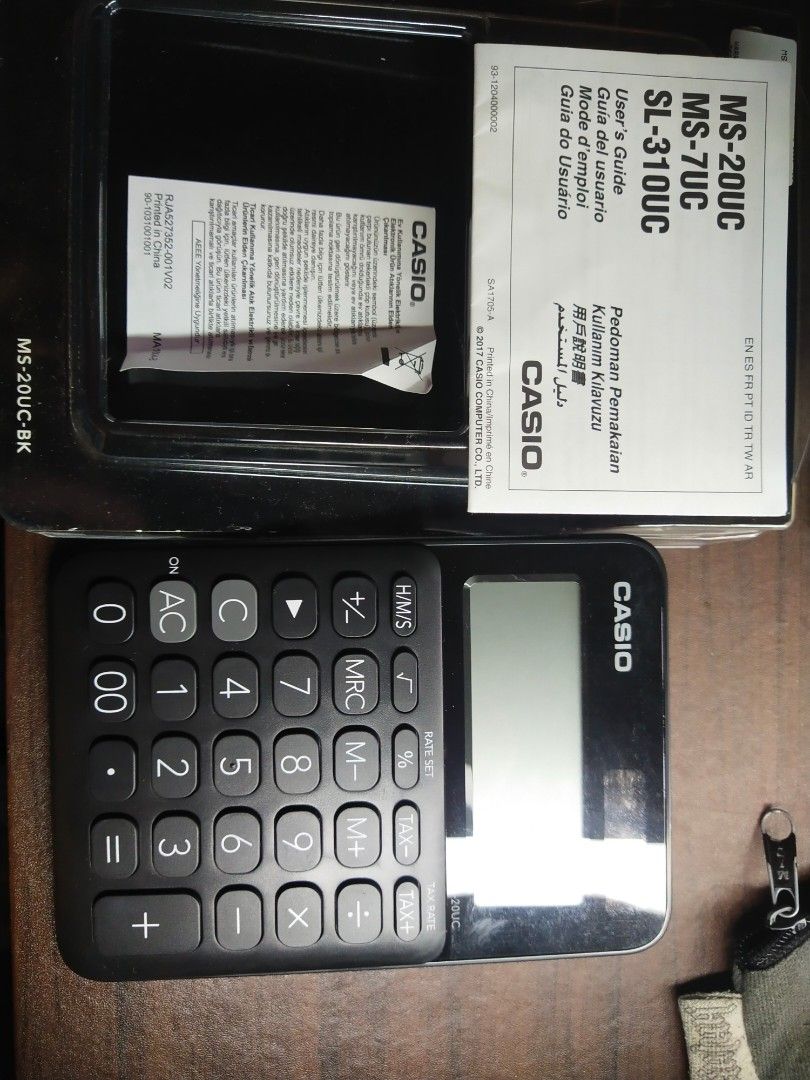 CASIO MS-20UC CALCULATOR, Hobbies & Toys, Stationary & Craft ...