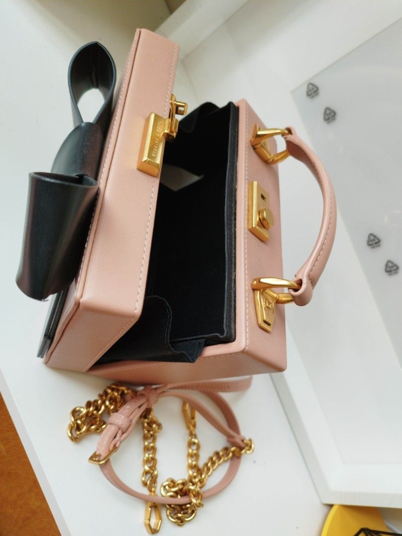 Charles and Keith box type bag on Carousell